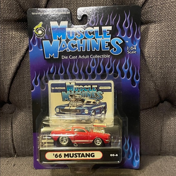 Muscle Machines | Toys | Nwt 66 Mustang Muscle Machines Diecast Toy Car ...